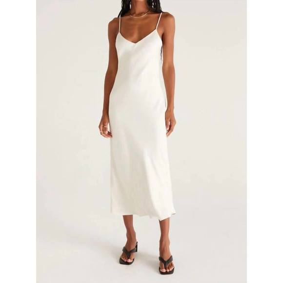 Z Supply | Dresses | New Z Supply Selina Slip Dress In White | Poshmark